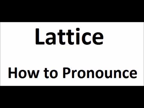 How to pronounce Lattice||How to say Lattice||Lattice Pronunciation||ABDictionary
