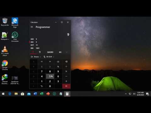 Modulus Operator on Windows 10 Calculator