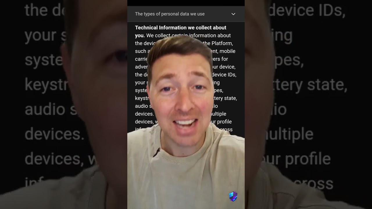 What information Tiktok collects on us! #conseek #cybersecurity #tiktok #privacy #business #social