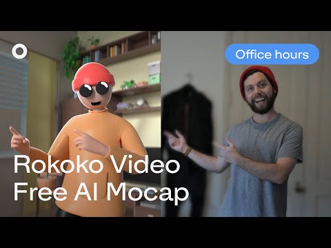Rokoko Video Workflows - NEW Free AI Mocap Tool I Office Hours