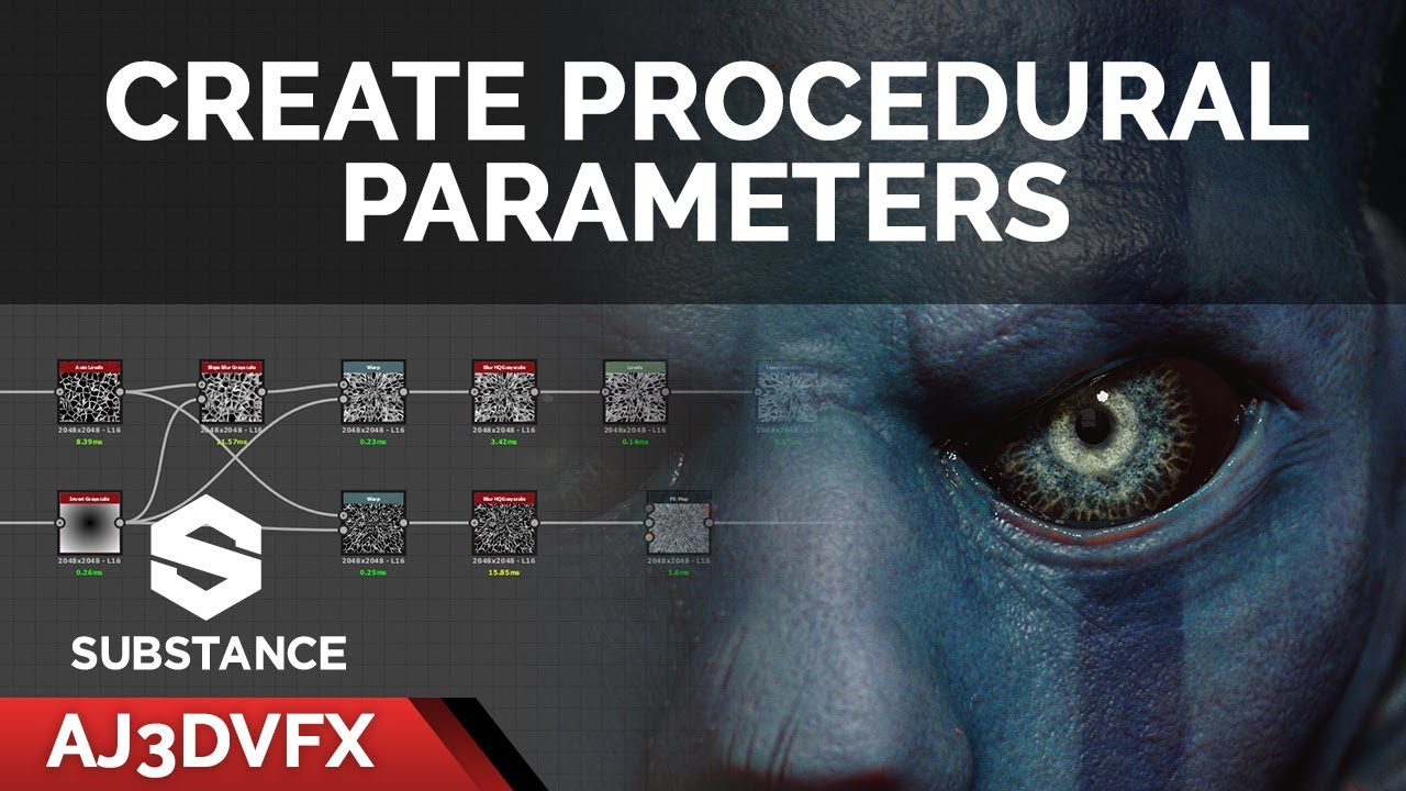 Create Procedural Parameters for Substance Painter