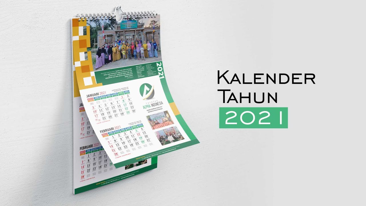 TEMPLATE KALENDER 2021 - CORELDRAW - #EdukasiGrafis