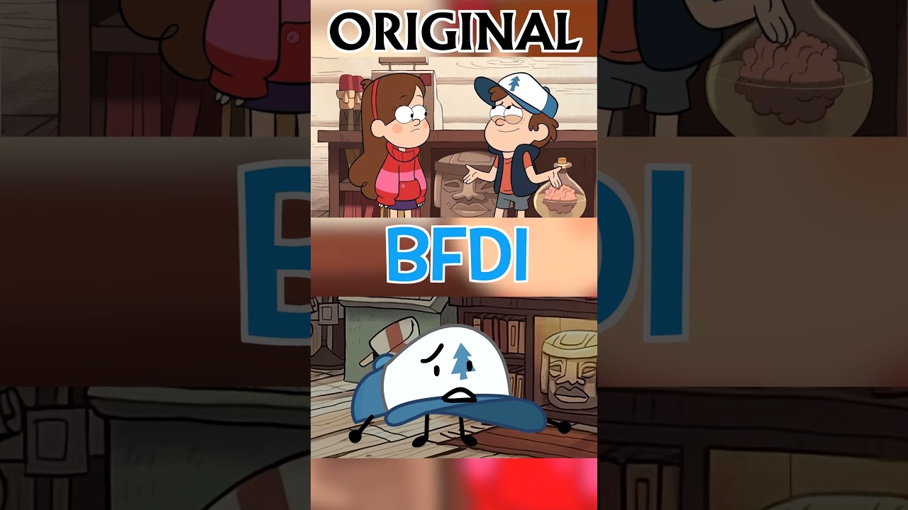 Gravity Falls But It's In BFDI Style #bfdi #gravityfalls