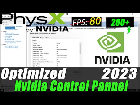 Nvidia Control Panel Settings For Gaming | Increase Fps | 2023