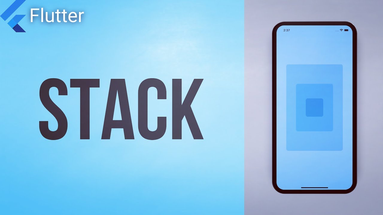 Stack Widgets On Top of Eachother • Flutter Widget of the Day #21