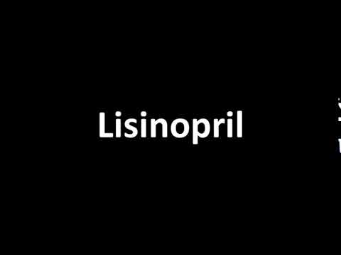 Lisinopril Pronunciation