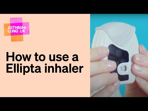 How to use a Ellipta inhaler