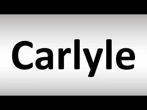 How to Pronounce Carlyle
