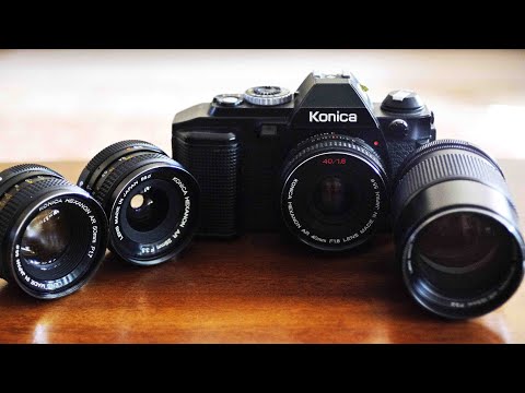 Konica Prime Lenses - High Quality Glass - For Peanuts!
