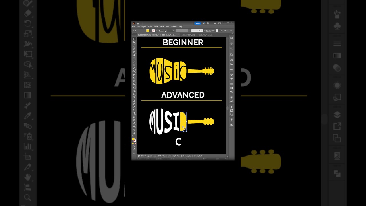 ADOBE ILLUSTRATOR - Beginner VS Pro design technique 🙅 #designtips  #graphicdesign  #tutorial