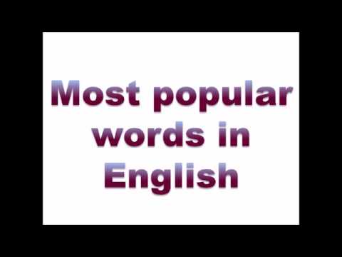 Most popular words in English-Elite