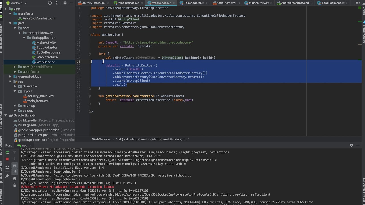 Android Development Tutorial: Parsing JSON with Retrofit and Coroutines