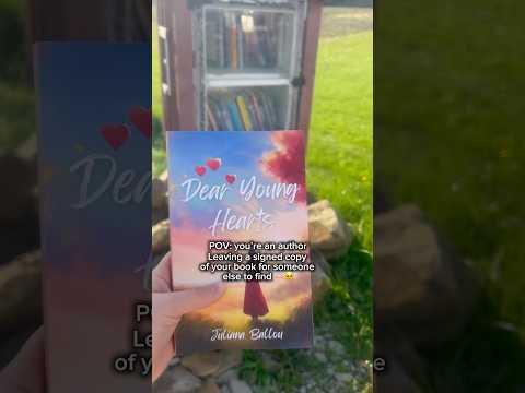 Leaving a signed copy of my book for someone to find ๐๐๐ซถ๐ผ๐#books #writing #author #shorts