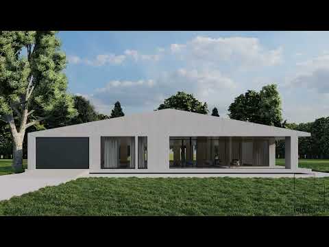 Conceptual design of a one-story family house/ Project no. 035