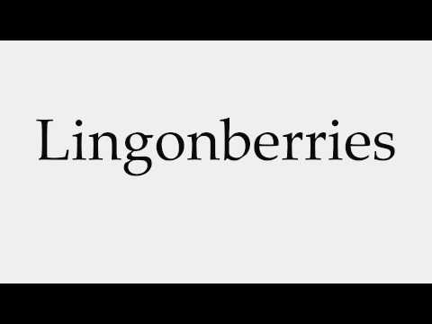 How to Pronounce Lingonberries