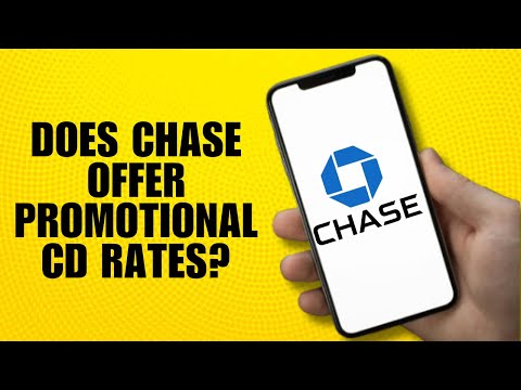 Does Chase offer promotional CD rates?