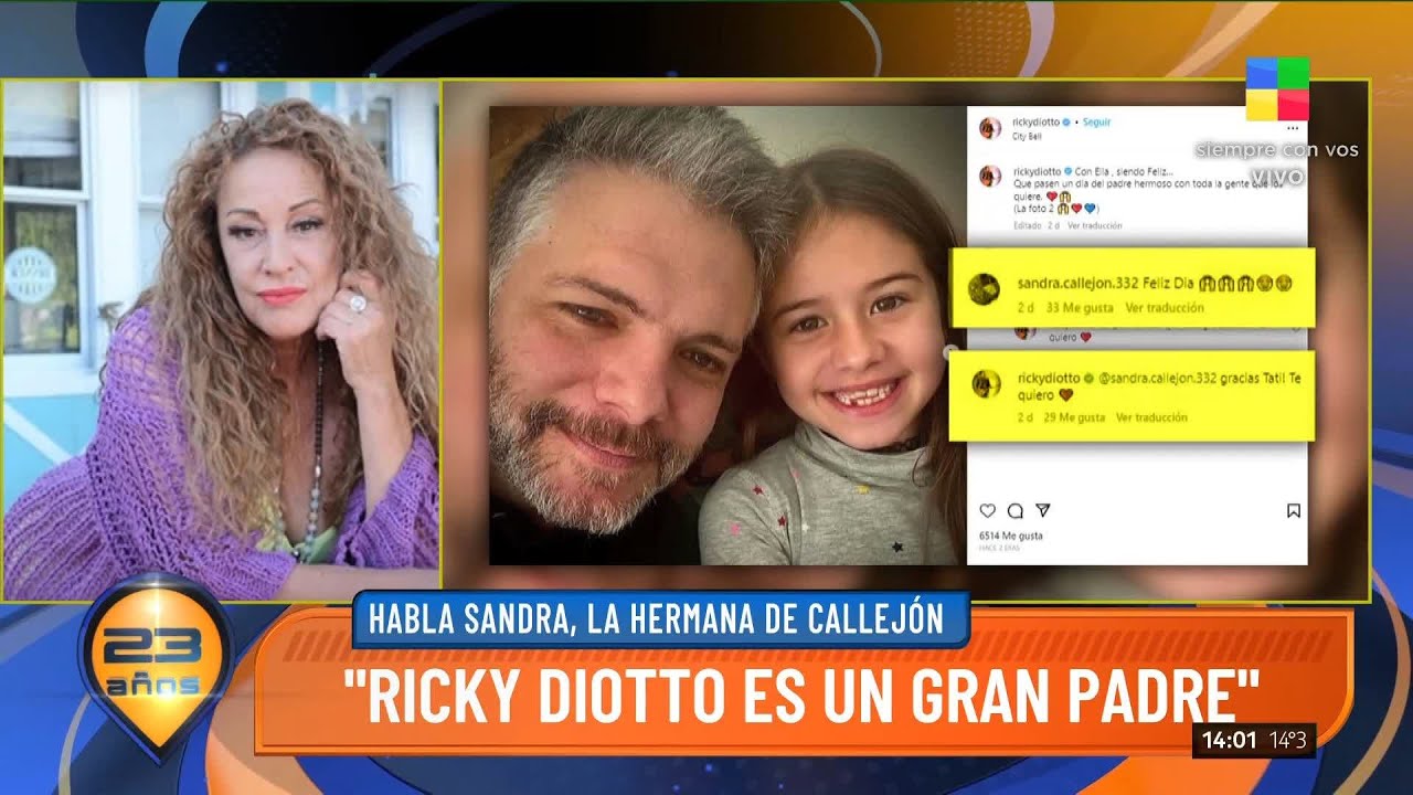 Sandra Callejón habló sobre la denuncia de su hermana a Ricky Diotto ...