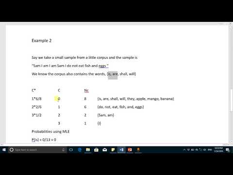 Good Turing Algorithm Part 2