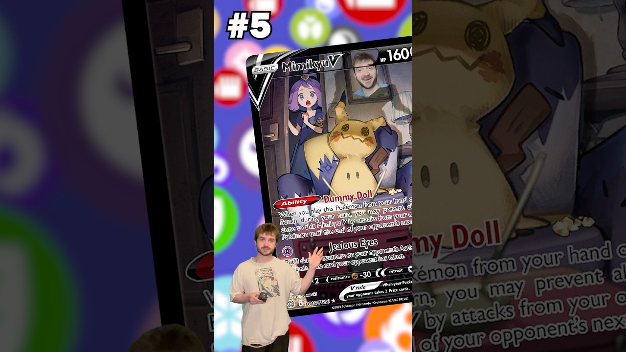 TOP 5 Pokemon Cards - Mimikyu Edition
