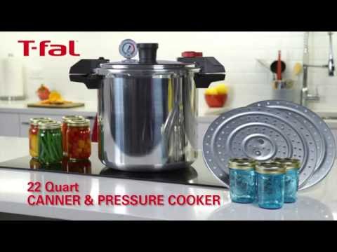 T-fal Heavy Gauge Polished Aluminum 22 Qt. Canner & Pressure Cooker 2