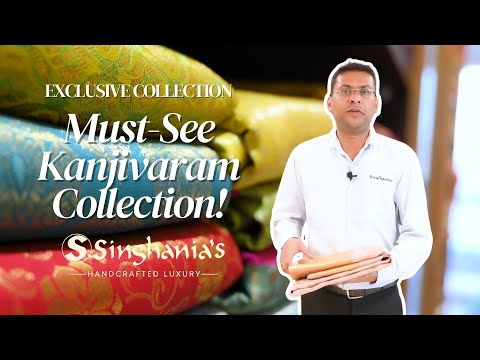 Bridal to Festive: Explore New #KanjivaramSilk Sarees at Singhania’s! #Weddingsilk | Ph: 91332 33310