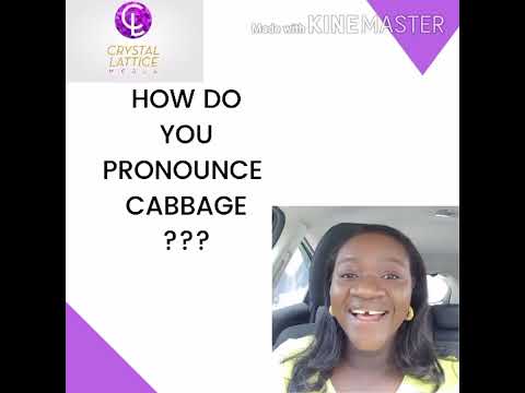 How to pronounce Cabbage|English Pronunciation|Nigerian English