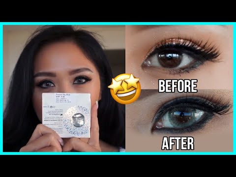 [NEW] OTAKU LENS "FRENCH SKY BLUE" REVIEW & TRY ON [RUSSIAN KISS COLLECTION]