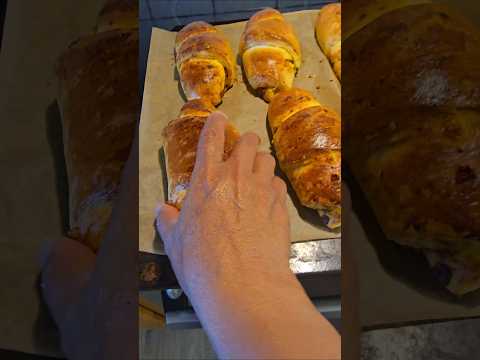 Have one for dinner, pizzahorn #bread #baking #homemade