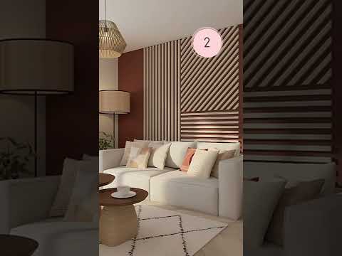 Nos décorateurs vous présentent 6 façons de décorer le mur du salon ! 💡 🥰