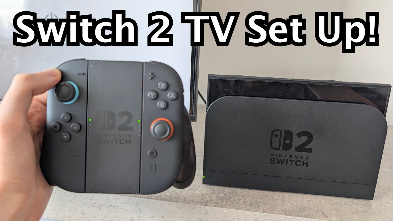 Nintendo Switch 2: How to Connect to TV Dock & Set Up!