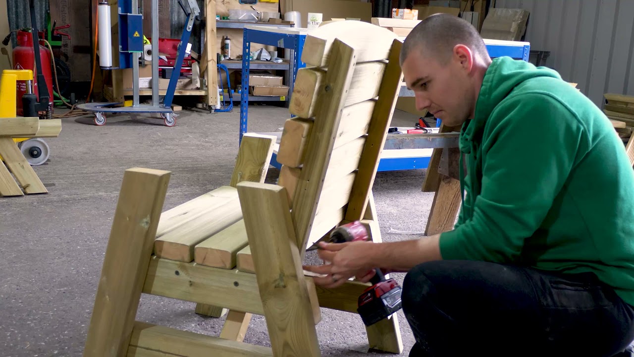 Garden Chair/Bench Assembly Demonstration