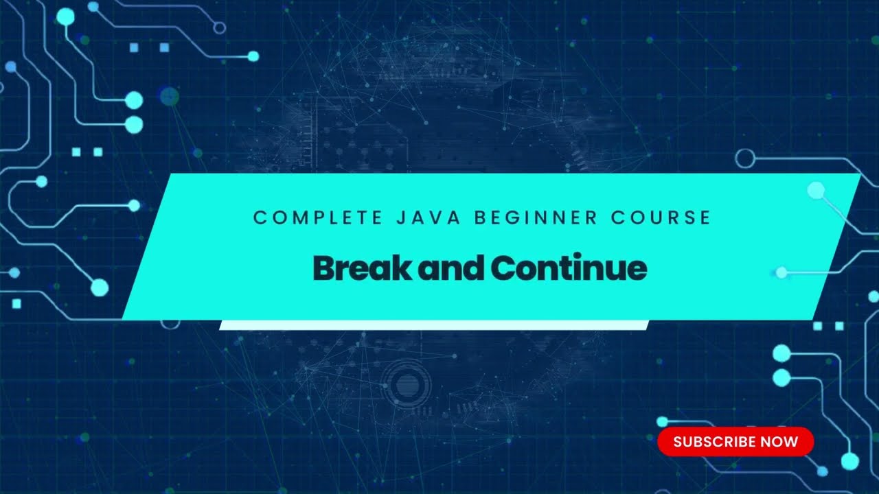 Java Break and Continue Statement New