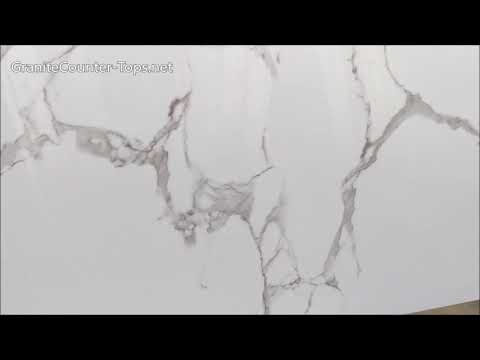 Calacatta porcelain countertops that looks like marble