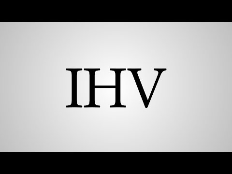 What Does "IHV" Stand For?
