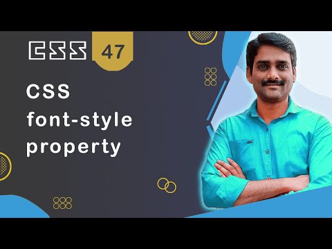 CSS font-style Property | Make text italic - CSS Tutorial 47 🚀