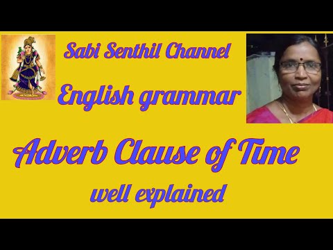 Adverb clause of Time
