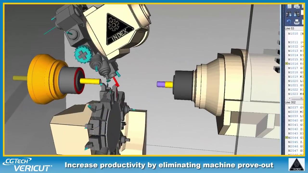 VERICUT Machine Tool CNC simulation summary