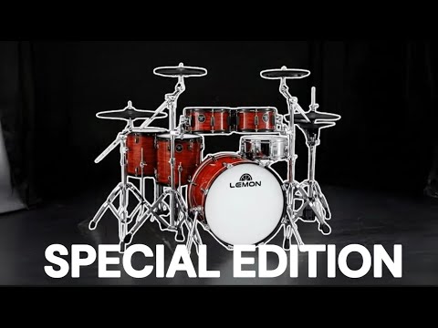 Lemon T-950 SE Drum Set FLAME RED Compatible Roland +Alesis | Reverb