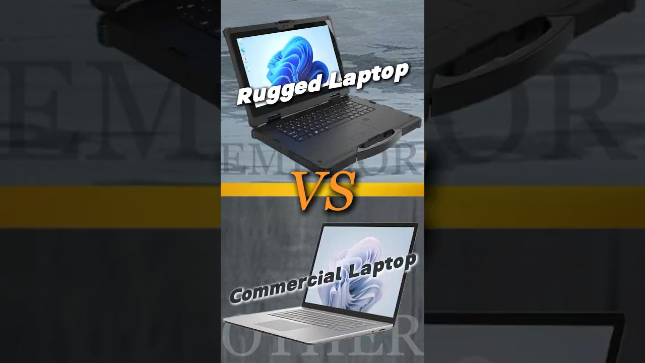 Commercial vs Rugged Laptop: World’s First AI Rugged Notebook in Action!