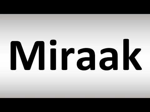 How to Pronounce Miraak