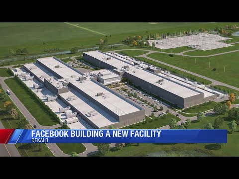 Facebook building data center in DeKalb