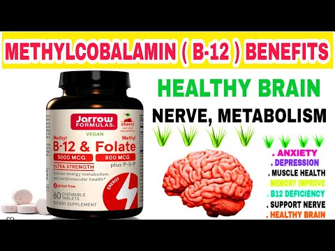 Jarrow formulas vegan methyl B12 & folate 5000 mcg Ultra strength tablet dietary supplement benefits