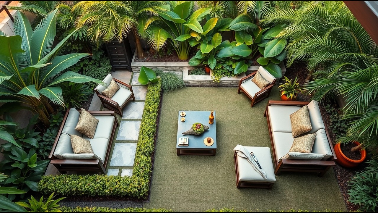 Tropical Outdoor Living Spaces for Spring | Backyard Design Trends That Feel Expensive and Relaxing