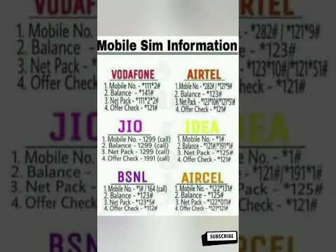 Mobile Sim Information | मोबाइल सिम की जानकारी | #shorts #youtubeshorts #viral