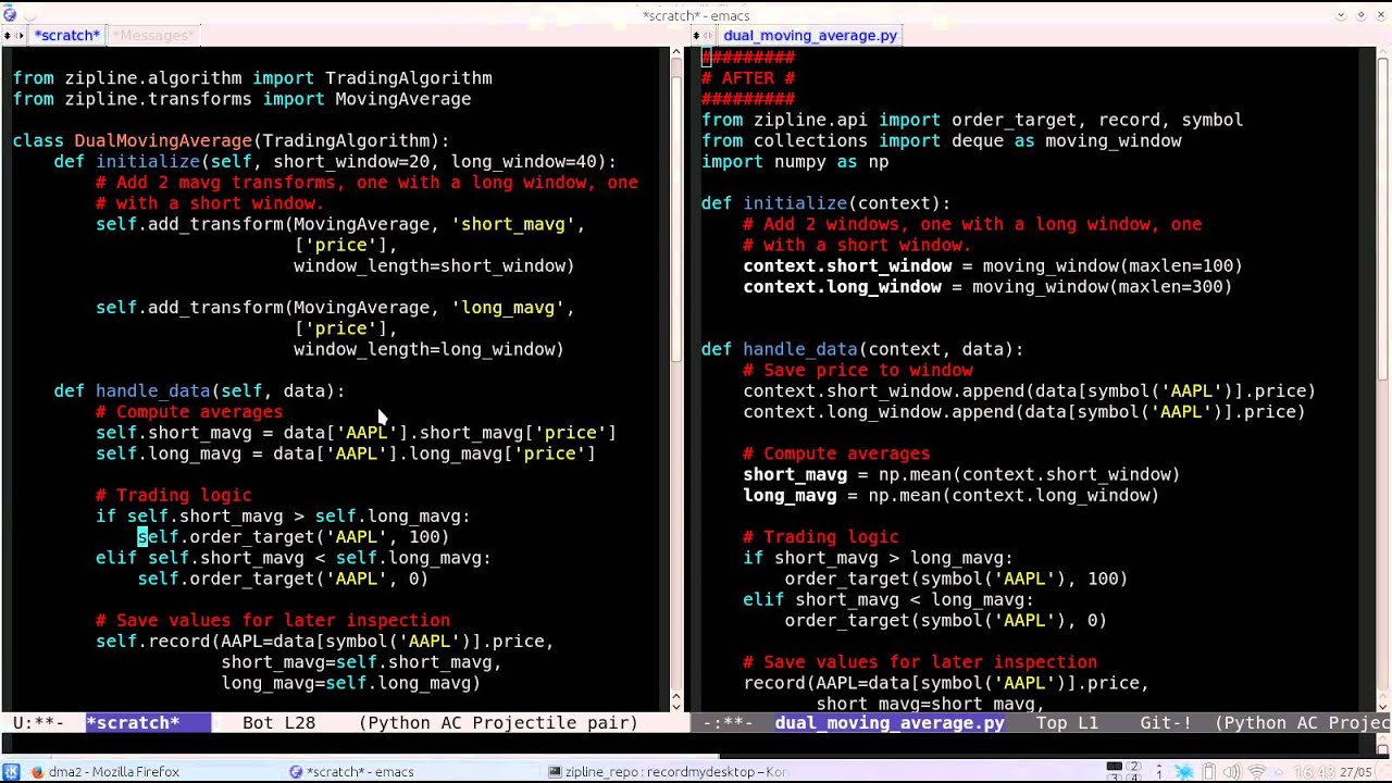Making Zipline and Quantopian Algorithms More Compatible