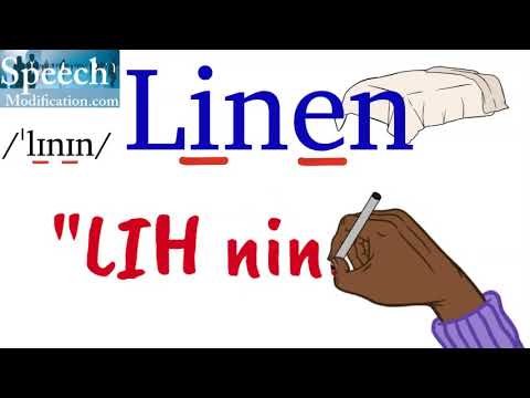How to Pronounce Linen (Linen Meaning)