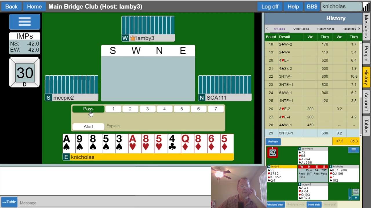 Learning Bridge: 10 hands SAYC with commentary