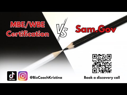 Should You Register With Sam.gov or Should You Get the MBE/WBE Certification