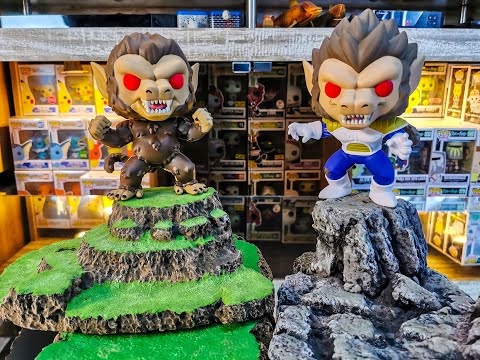 DRAGON BALL Z FUNKO POP || GOKU OOZARU (GREAT APE GOKU) #624, VEGETA OOZARU (GREAT APE VEGETA) #434