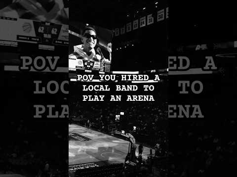 😳 17,000 people heard this at an NBA halftime show #belters #nba